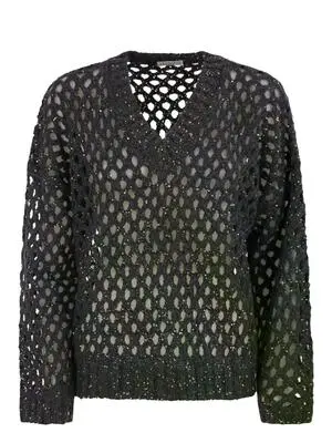 Brunello Cucinelli Sequin-embellished Sweater - Blue