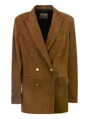 Tagliatore Josie Double-breasted Blazer - Brown