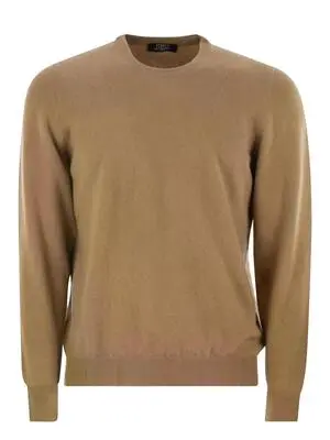 Fedeli Argentina Long-Sleeve Sweater Neutrals