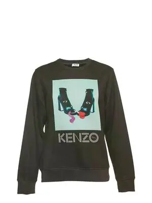 Kenzo Printed Sweatshirt - Black