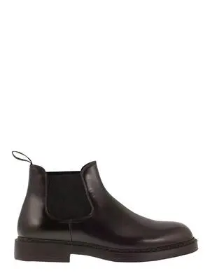DOUCAL'S Leather Chelsea Boots - Brown