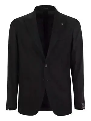 Tagliatore Derrick Wool Blazer - Black