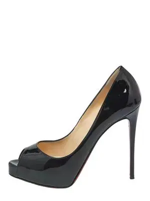 CHRISTIAN LOUBOUTIN Very Privé Peep-toe Pumps - Black