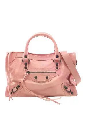 Balenciaga 2010-2025 Small Le City Satchel - Pink