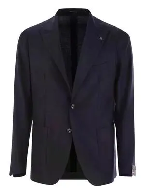 Tagliatore Two-button Wool Blazer - Blue
