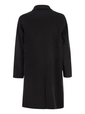 PALTO' Single-breasted Coat - Black