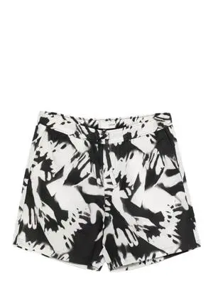 CIARAN Printed Deck Shorts - White