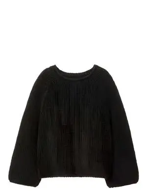 Iris Von Arnim Raglan-sleeve Sweater - Black