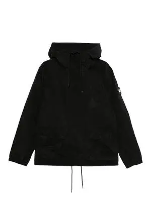 WEEKEND OFFENDER Hooded Jacket With Chest Pocket - Black