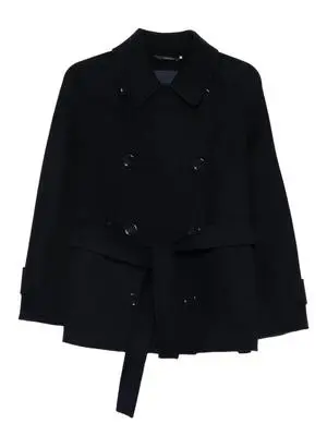 Max Mara Louise Double-breasted Coat - Black