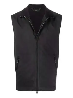 Brioni Zipped Gilet Jacket - Blue