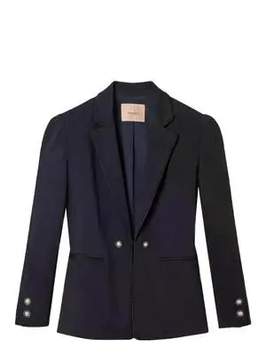 TWINSET Button Detailed Blazer - Blue