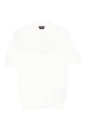 TOM FORD Cotton Polo Shirt - White
