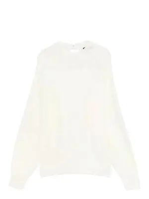 Liu Jo Ribbed Pullover - White