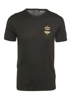 Dolce & Gabbana Embroidered T-shirt - Black