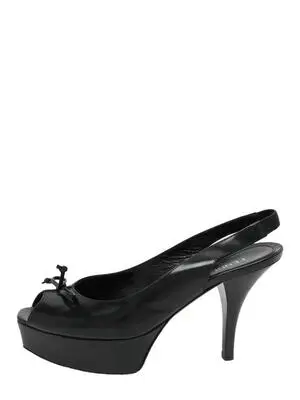 FENDI Leather Platform Stiletto Pumps