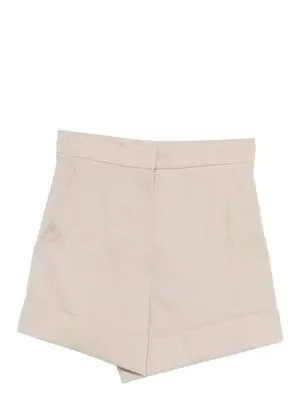 Max Mara Concealed-fastening Short - Neutrals
