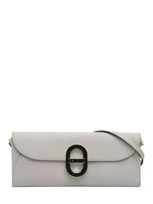 Hermès Epsom Maillon To Go Wallet Crossbody Bag - Grey