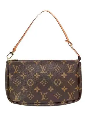 LOUIS VUITTON 2000s Monogram Canvas Shoulder Bag - Brown