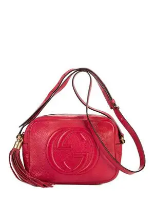 Gucci Medium Soho Embossed Crossbody Bag - Pink