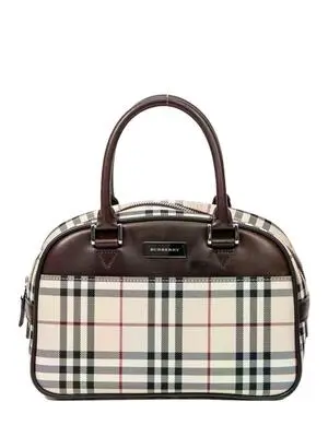 Burberry 2000 House Check Tote - Neutrals