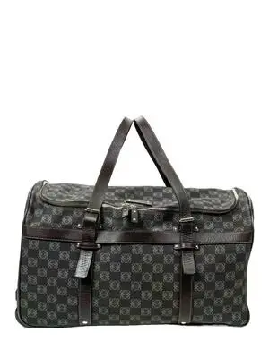 Loewe Anagram Print Duffle Bag - Black