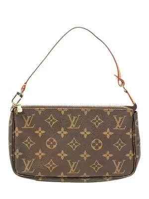 LOUIS VUITTON Monogram Canvas Shoulder Bag - Brown