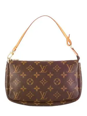 LOUIS VUITTON Monogram Canvas Shoulder Bag - Brown