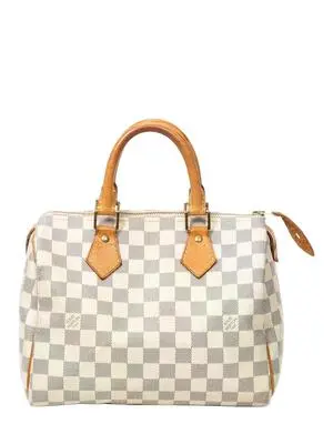 LOUIS VUITTON Speedy 25 Tote Bag - White