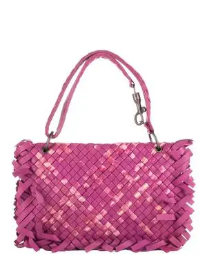 Bottega Veneta Leather Tote Bag - Pink