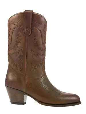 POLO RALPH LAUREN 70mm Leather Cowboy Boots