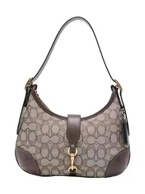 COACH® Hampton Patterned Buckle Shoulder Bag
