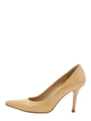 STUART WEITZMAN Pointed-toe Leather Pumps - Neutrals