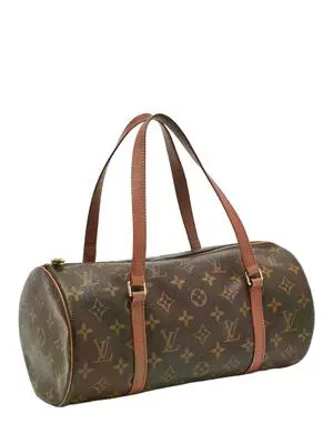 LOUIS VUITTON 1998 30 Papillon Monogram Canvas Shoulder Bag - Brown