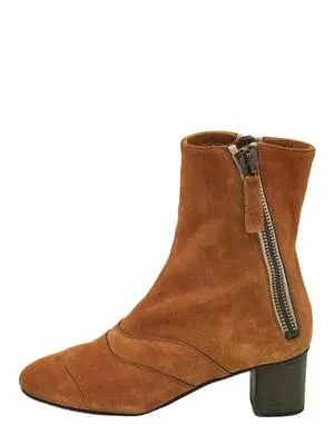 Chloé Lexie Suede Ankle Boots - Brown