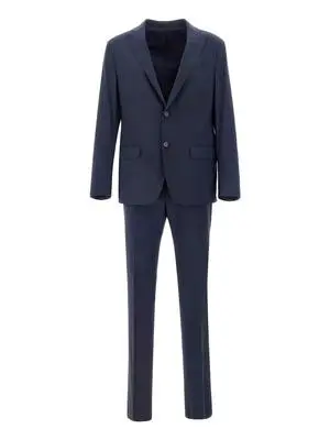 MARCHESANI Lapel Two-piece Suit - Blue
