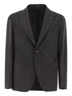 Tagliatore Single-breasted Blazer Grey