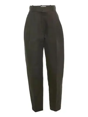 Alexander McQueen Sculptural Cotton Trousers - Grey