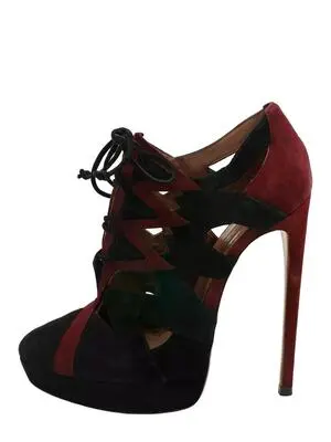 Alaïa Cut-out Platform Pumps - Black