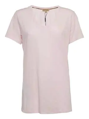 Burberry V-neck T-shirt - Pink