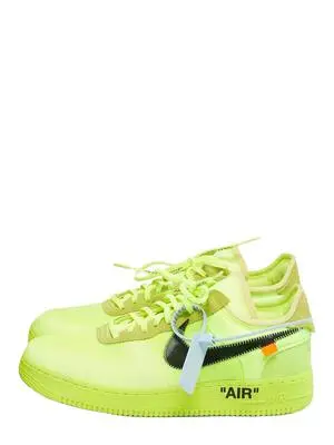 Nike X Off White Air Force 1 Low Sneakers - Green