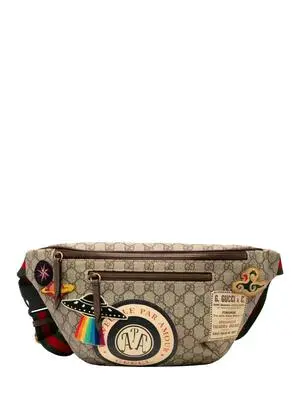 Gucci Gg Supreme Courrier Belt Bag - Brown