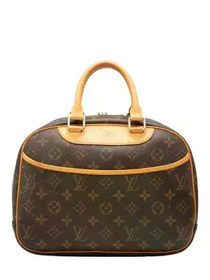 LOUIS VUITTON 2004 Monogram Trouville Handbag - Brown