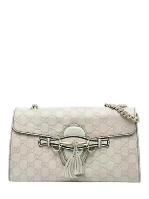 Gucci Medium Emily Shoulder Bag - White