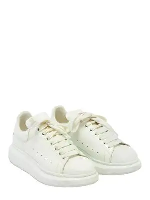 Alexander McQueen Leather Sneakers - White