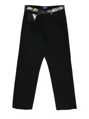 Junya Watanabe Raw-edge Trousers - Black