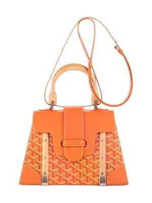 Goyard Pm Saigon Pattern Tote Bag - Orange