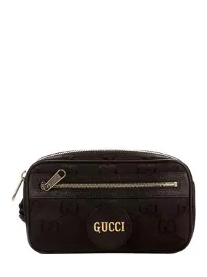 Gucci Gg Pattern Belt Bag - Black