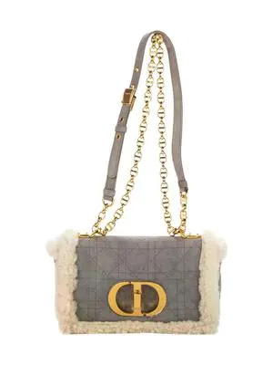 DIOR Christian Dior Shearling Quilted Bag