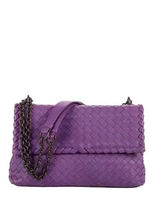 Bottega Veneta Medium Olimpia Shoulder Bag - Purple